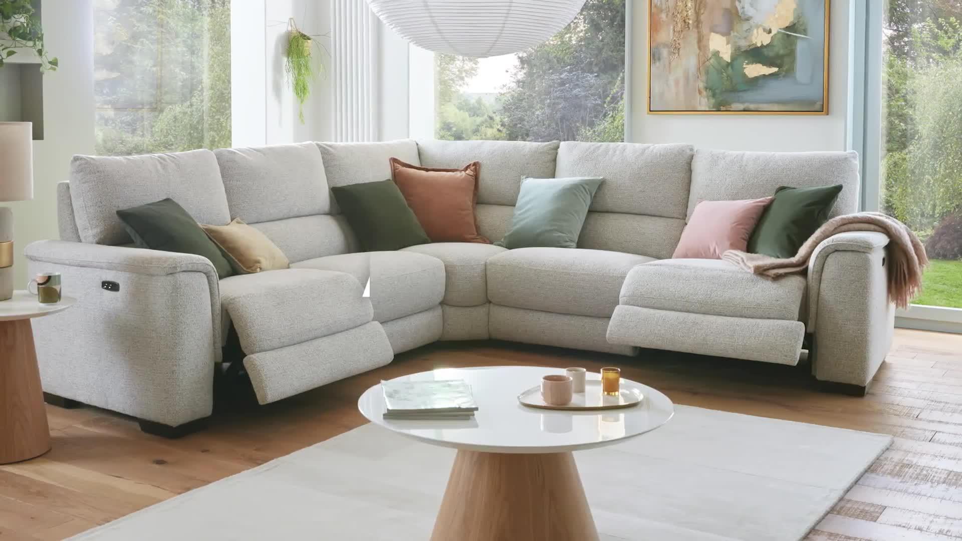 Arwen Corner Unit Fits With Dual Power Units | DFS