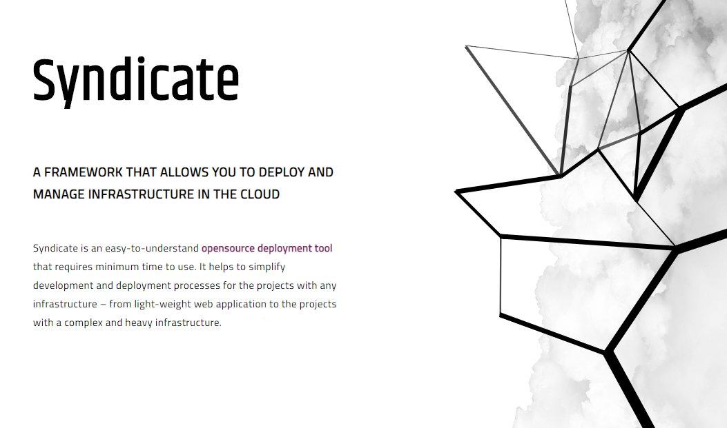 Syndicate - AWS Deployment Framework - EPAM SolutionsHub