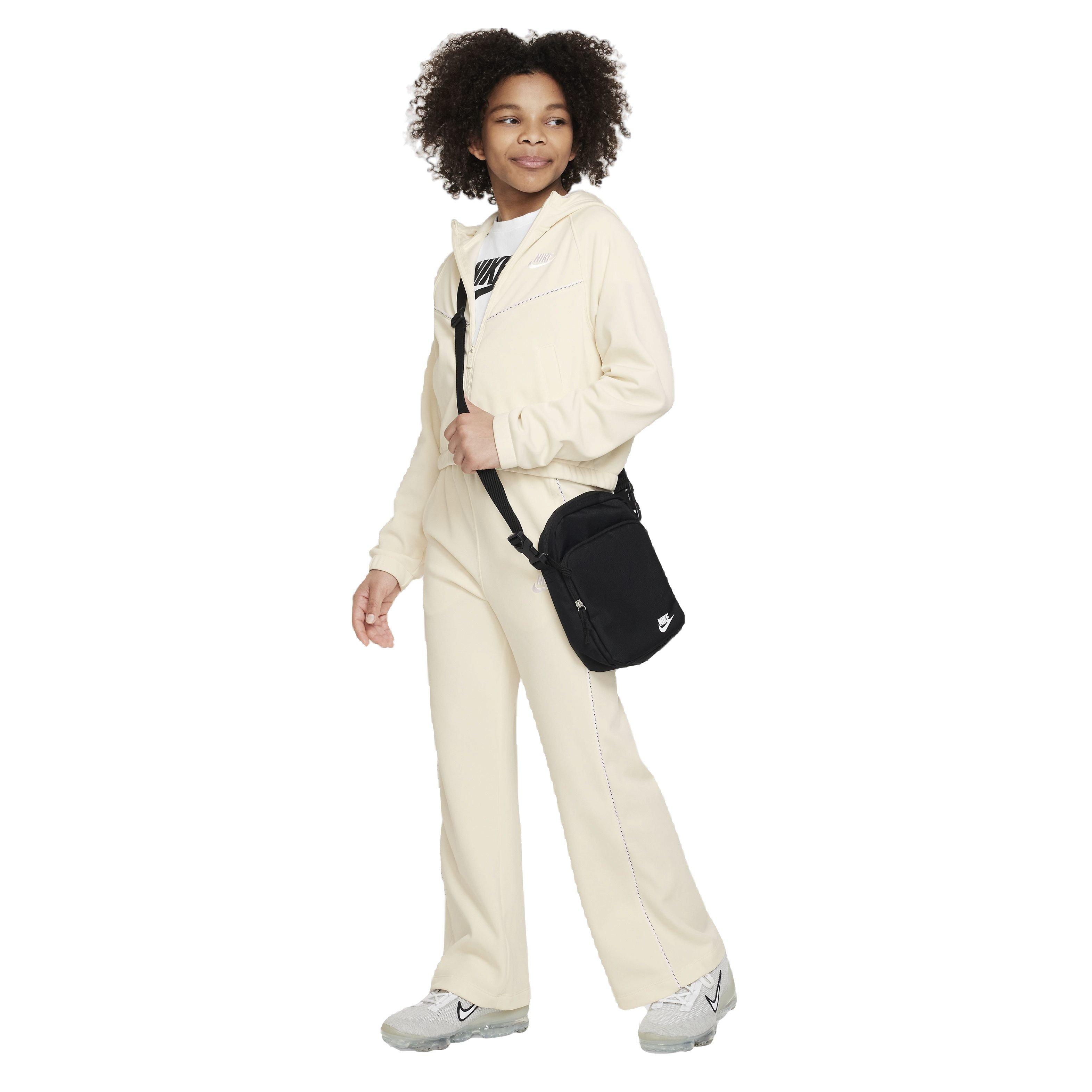 Nike Big Girls' Sportswear HR Full-Zip Tracksuit -Coconut - Hibbett ...