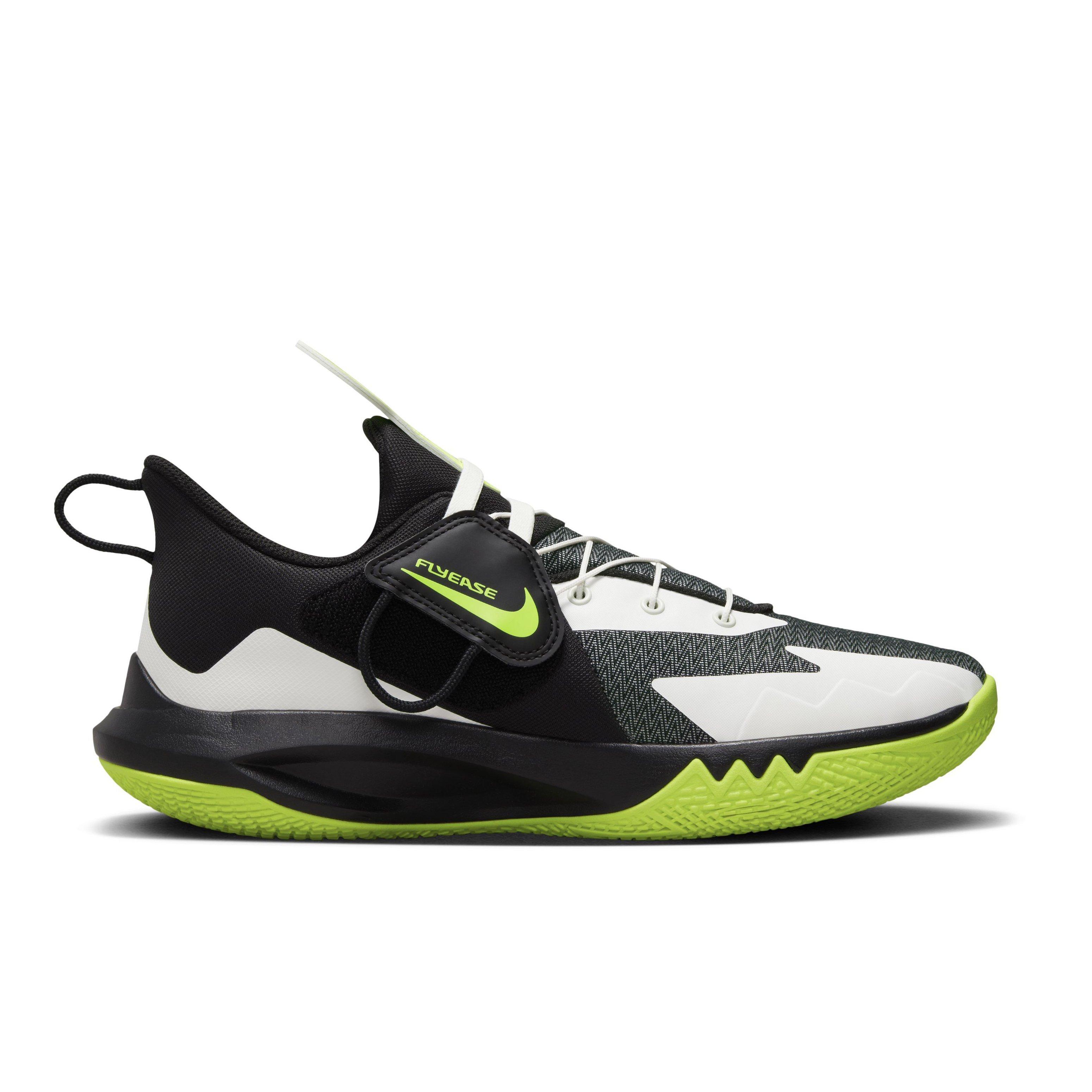 Nike Precision 6 FlyEase "Black/Sail/Volt" Men's Basketball Shoe ...