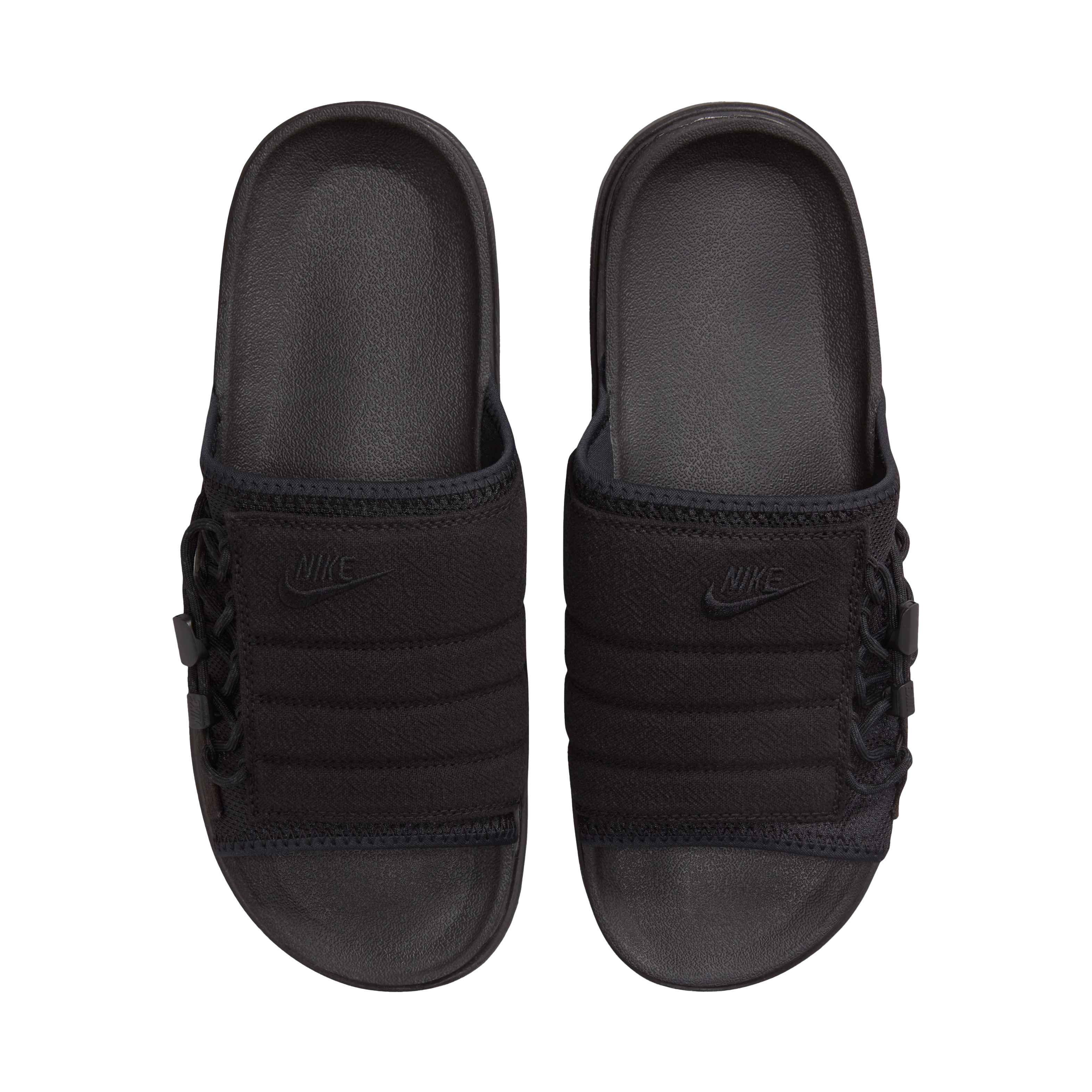 Nike OffCourt Adjust Black/White/Black Men's Slide Hibbett