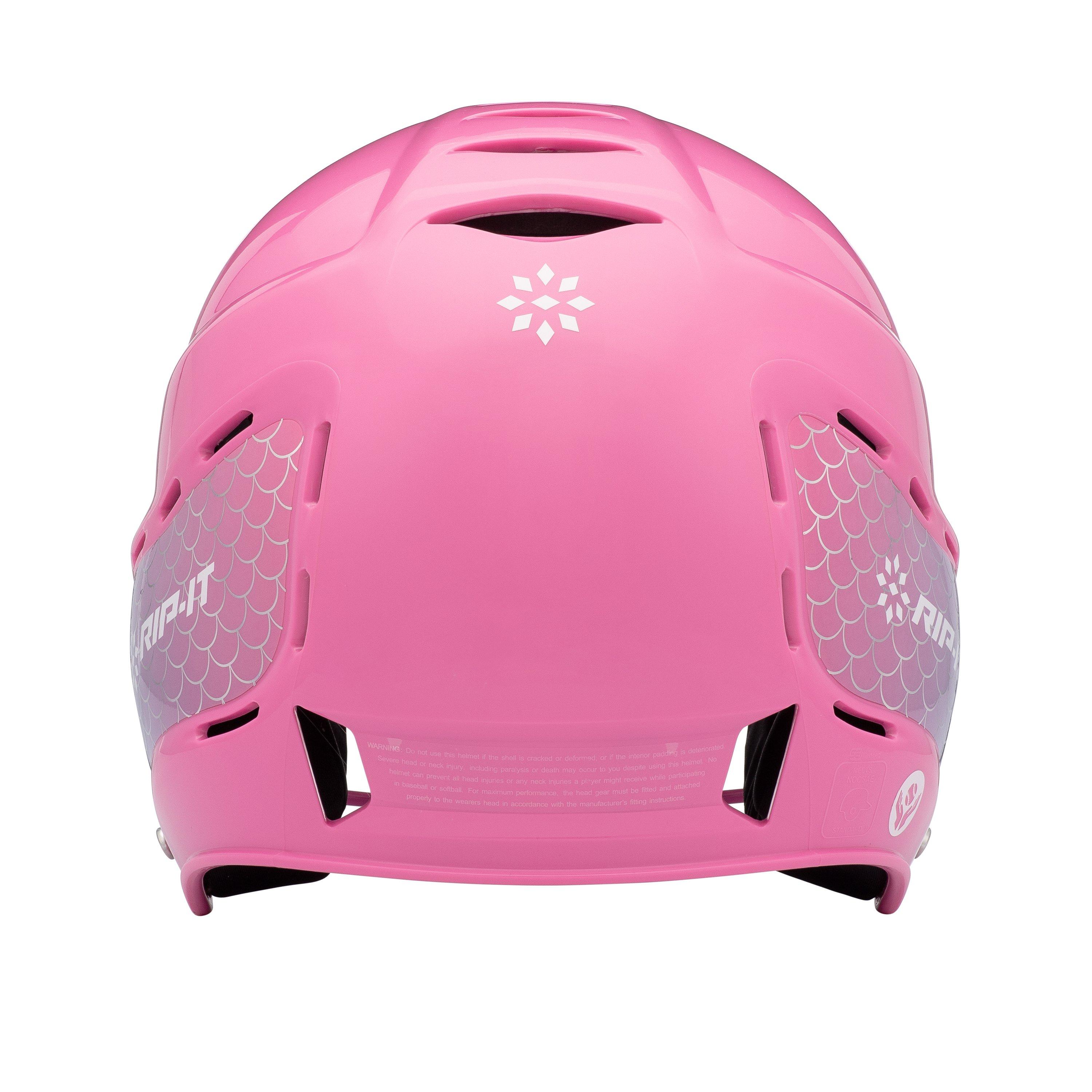 Pink Softball Helmet New 6 1/2 7 1/2 Rawlings Pink Batting Helmet