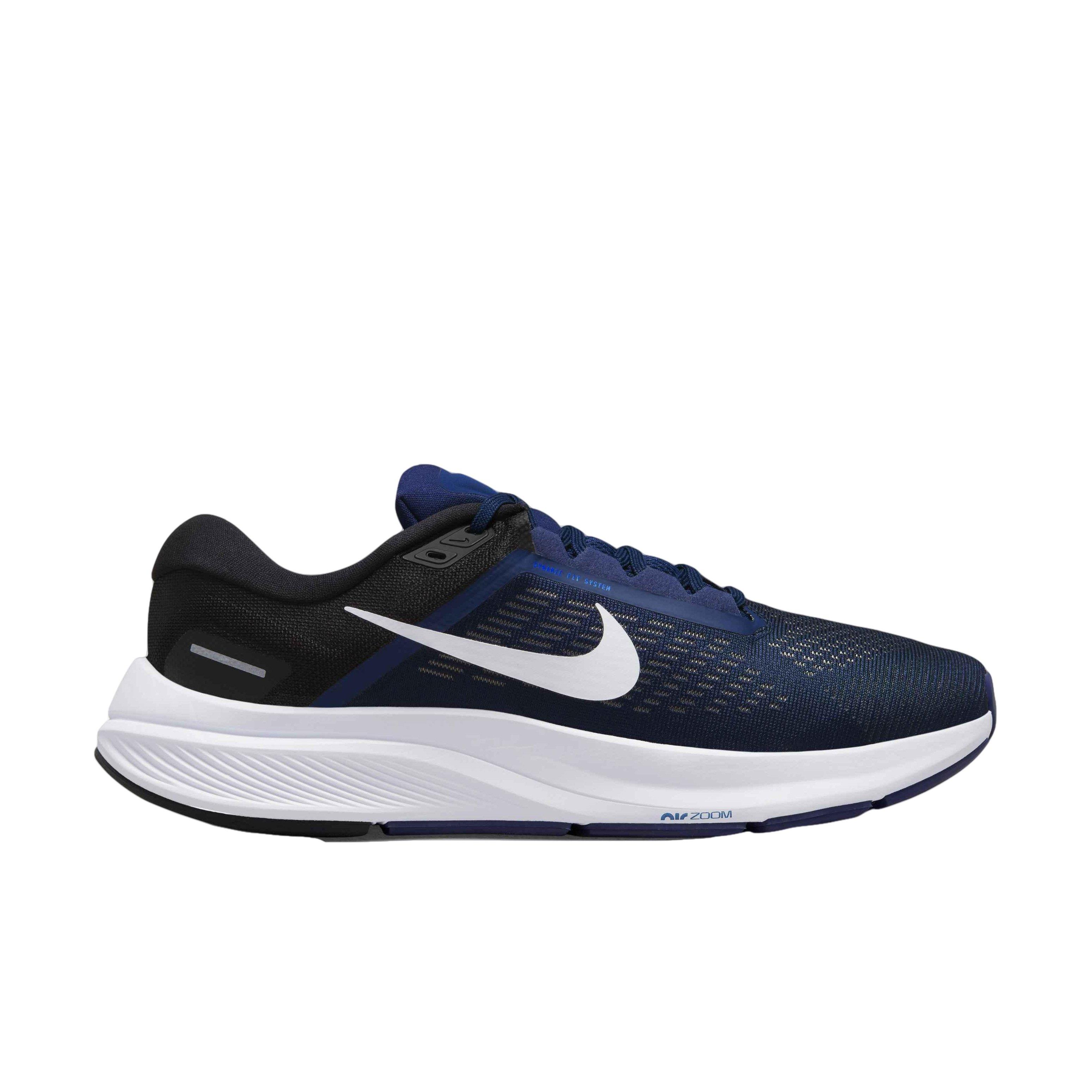 Nike Structure 24 "Midnight Navy/White/Black/White" Men's Running Shoe ...