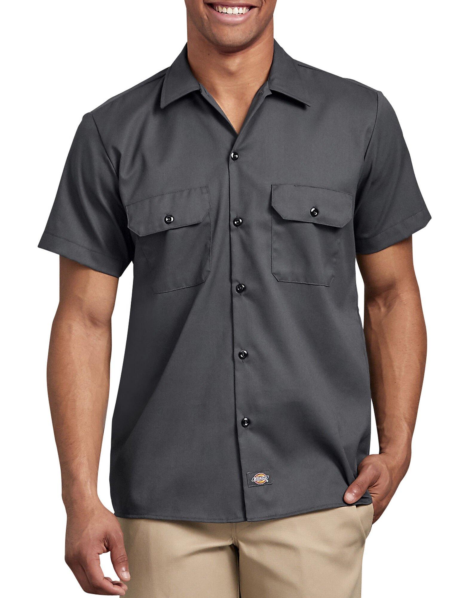 Dickies Men's Flex Twill "Grey" Work Shirt