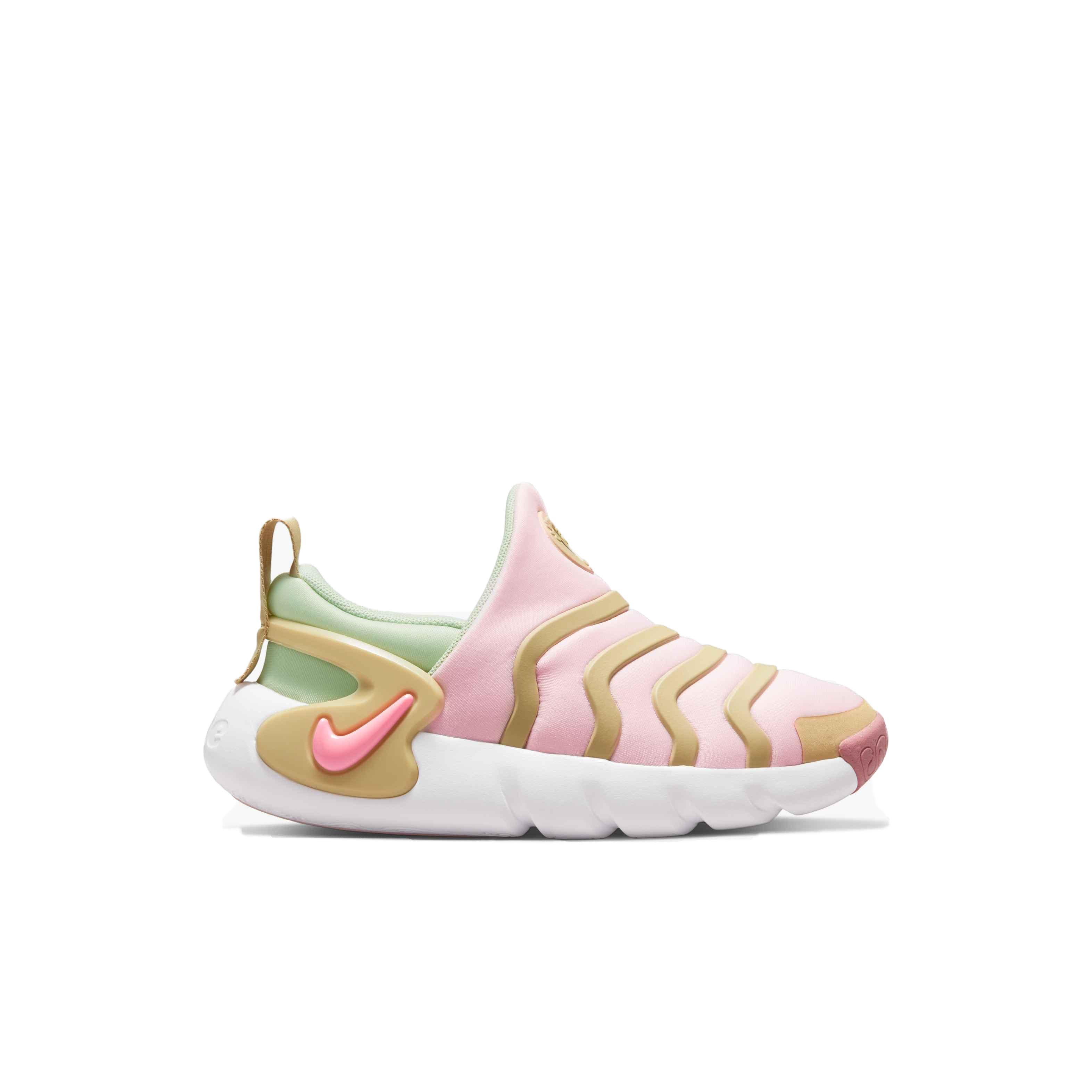 Nike Dynamo Go "Pink Foam/Sesame/Honeydew" Preschool Girls\' Shoe View 1