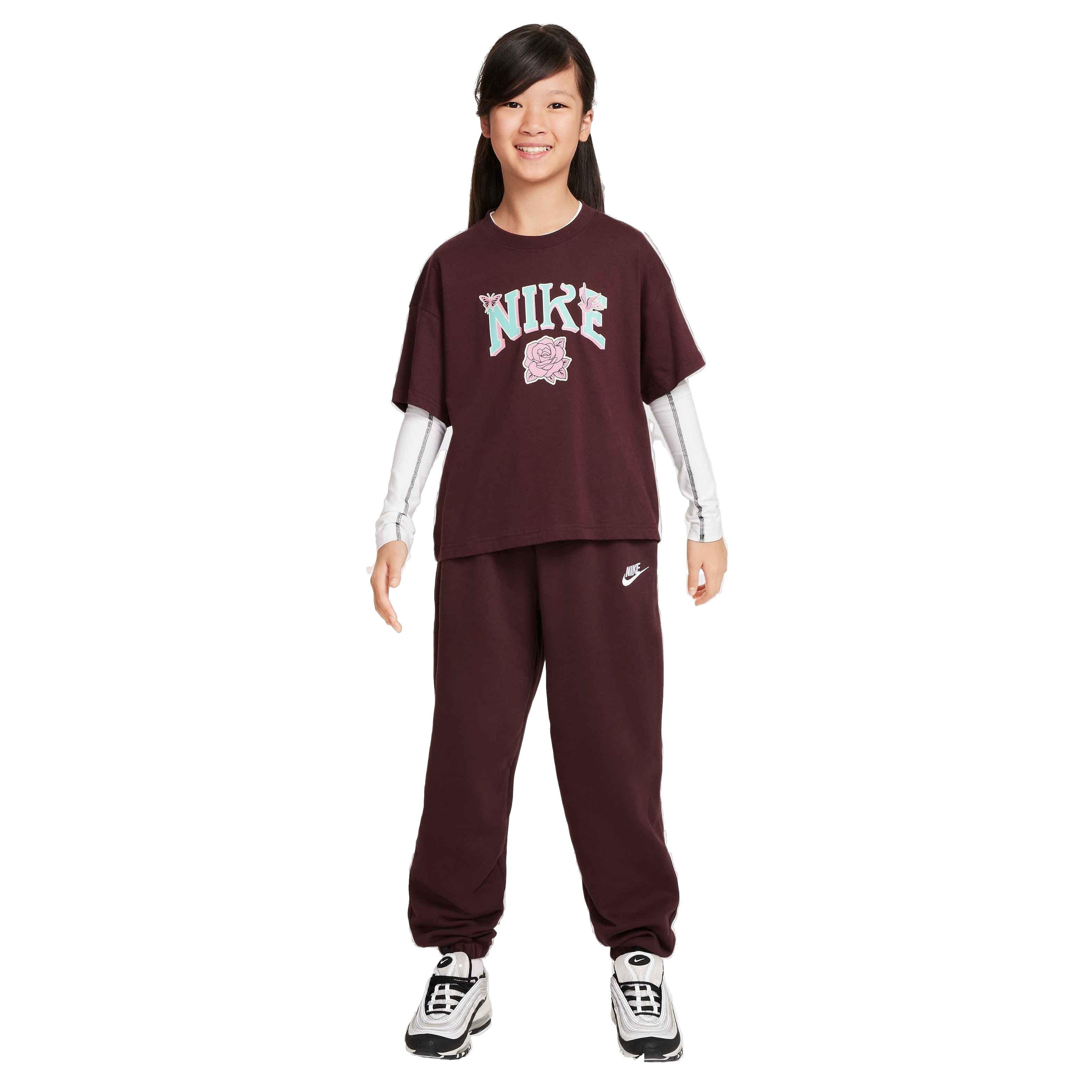 Nike Sportswear Club Big Kids' Fleece Lounge Pants - Fuchsia