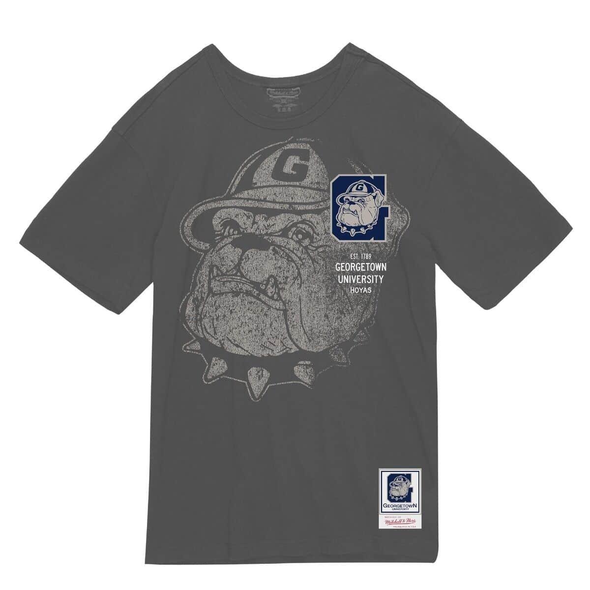 Mitchell Ness Men's Georgetown Hoyas Big Face Tank Top Grey