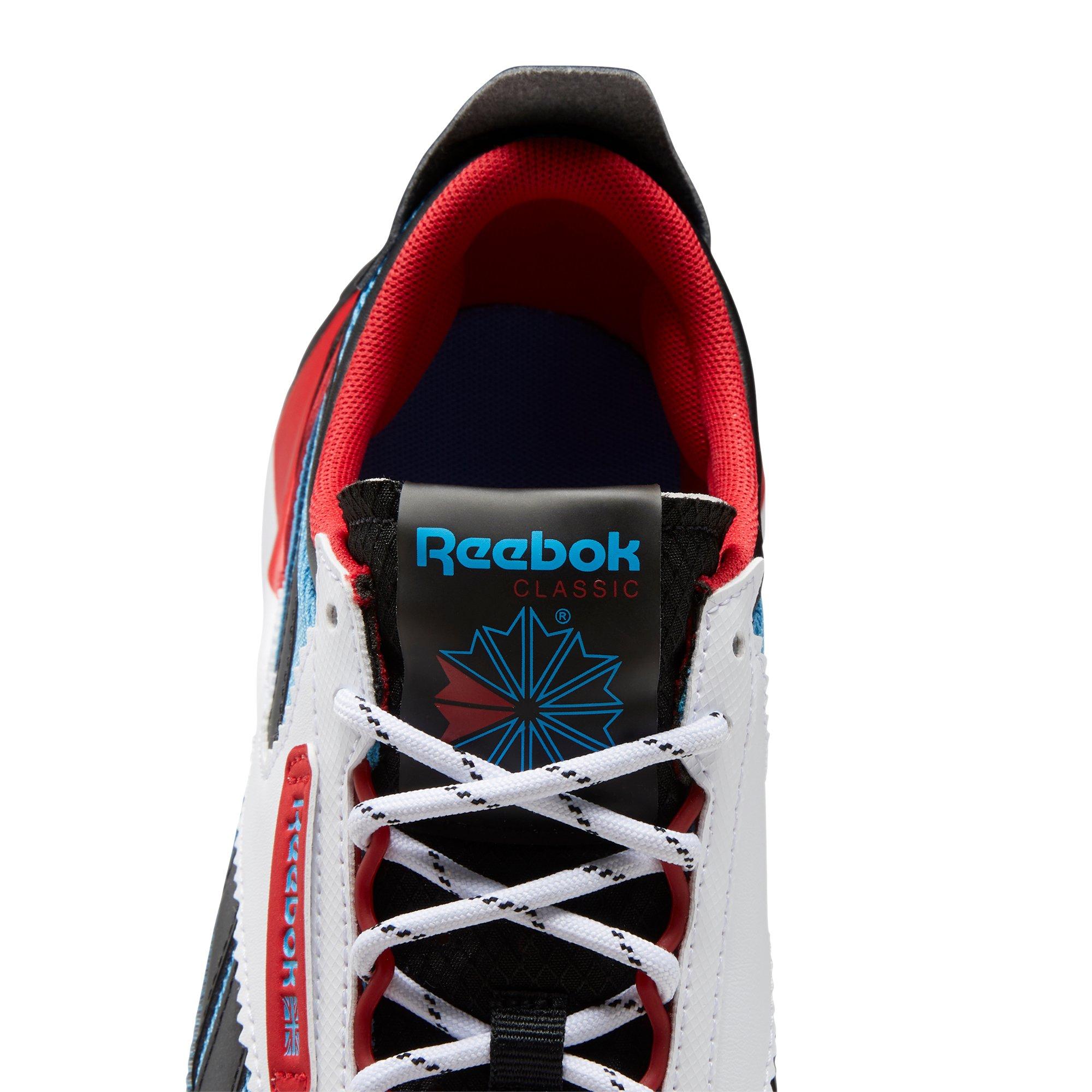 Reebok Classic Leather Legacy White, Red Blue Shoes