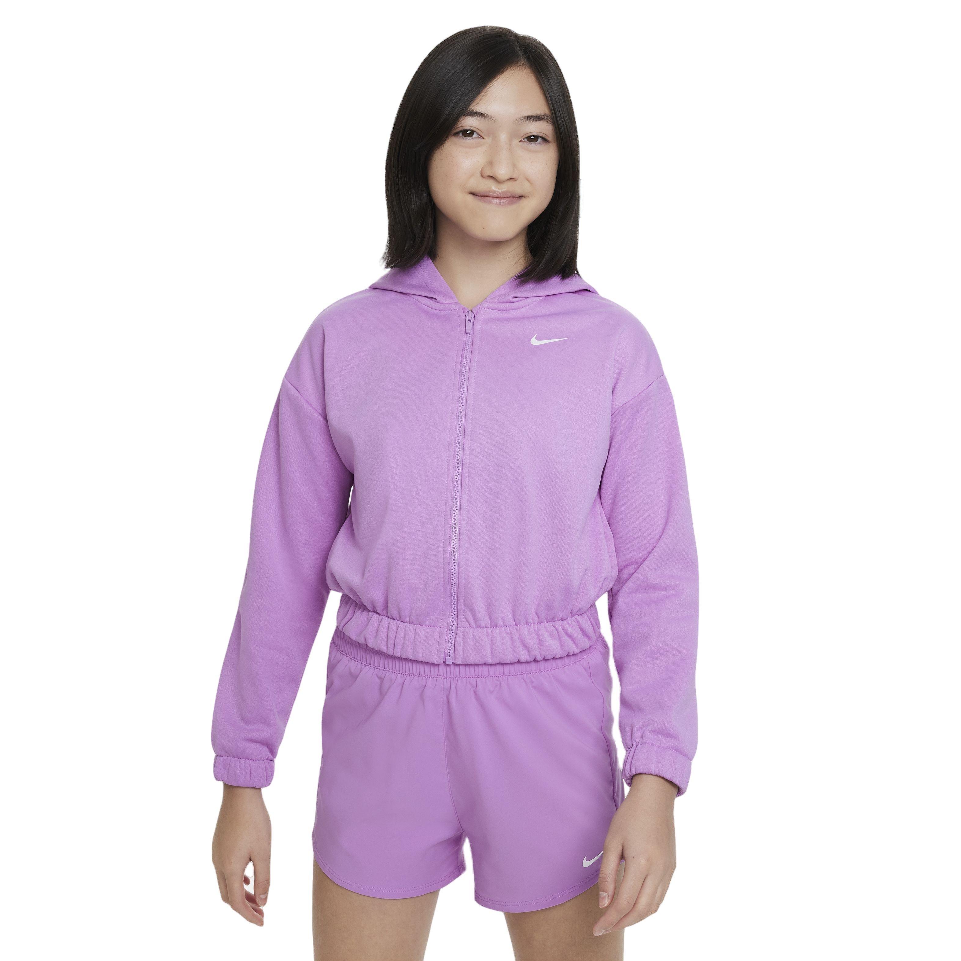 Nike Big Girls' Therma-FIT Full-Zip SE+ Training Jacket - Hibbett ...