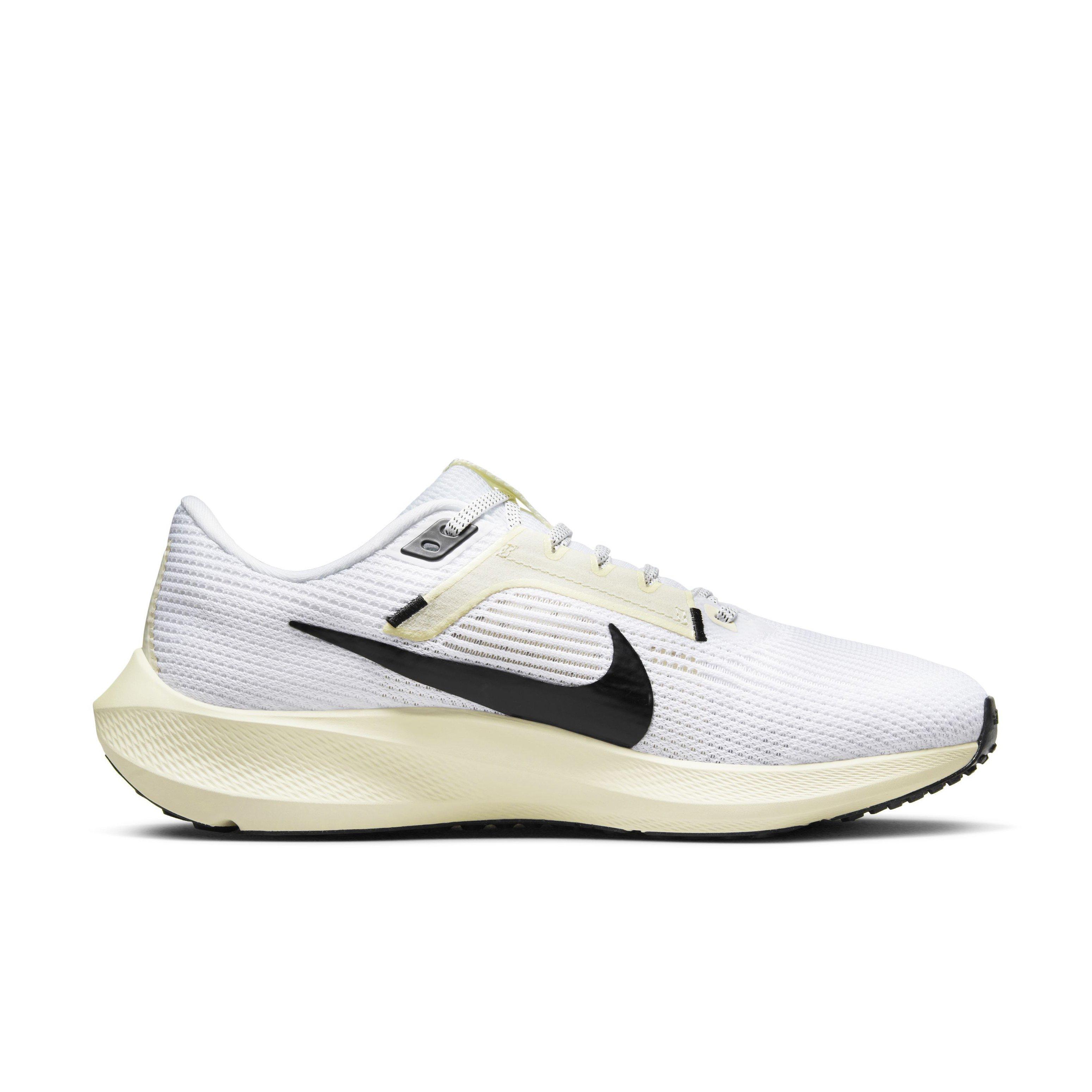 Nike Pegasus 40 "White/Coconut Milk/Black" Women's Road Running Shoe ...