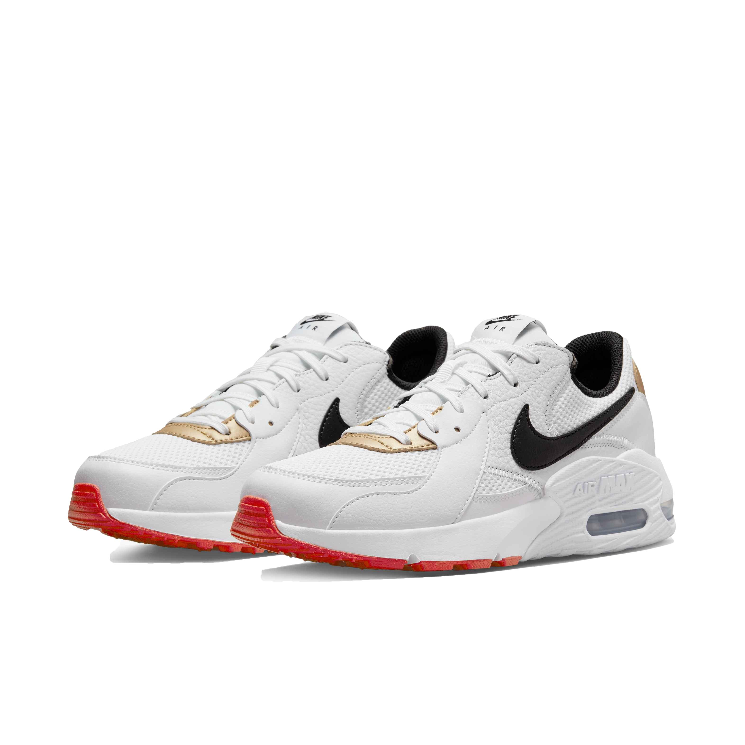 Nike Air Max Excee "White/Black/University Red/Metallic Platinum" Women ...