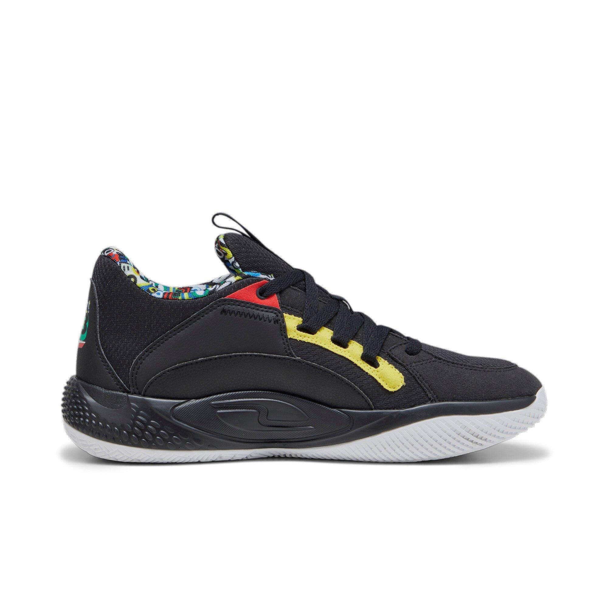 PUMA Court Rider Chaos Trash "PUMA Black/Pelé Yellow/Archive Green ...