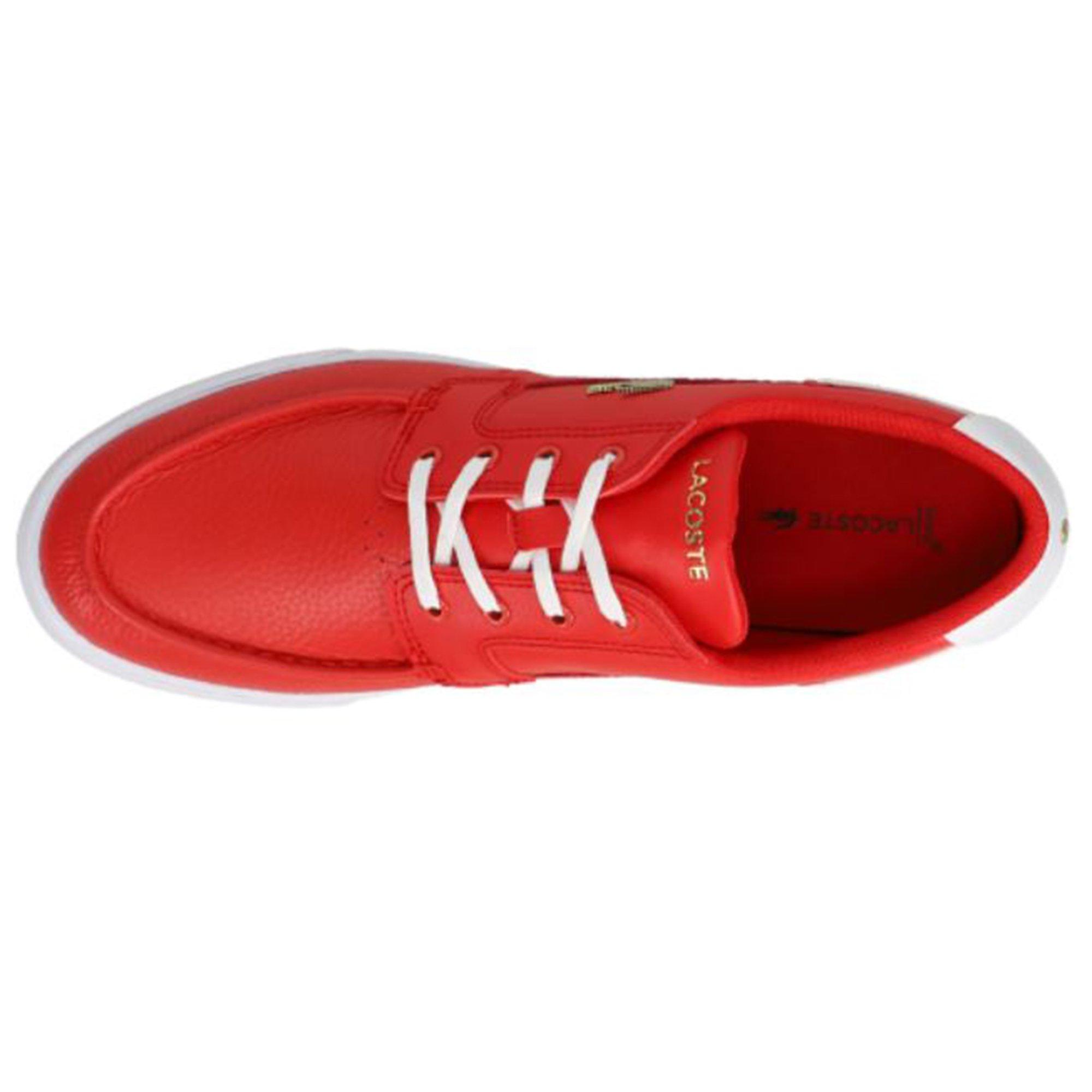 Red Lacoste Shoes For Men