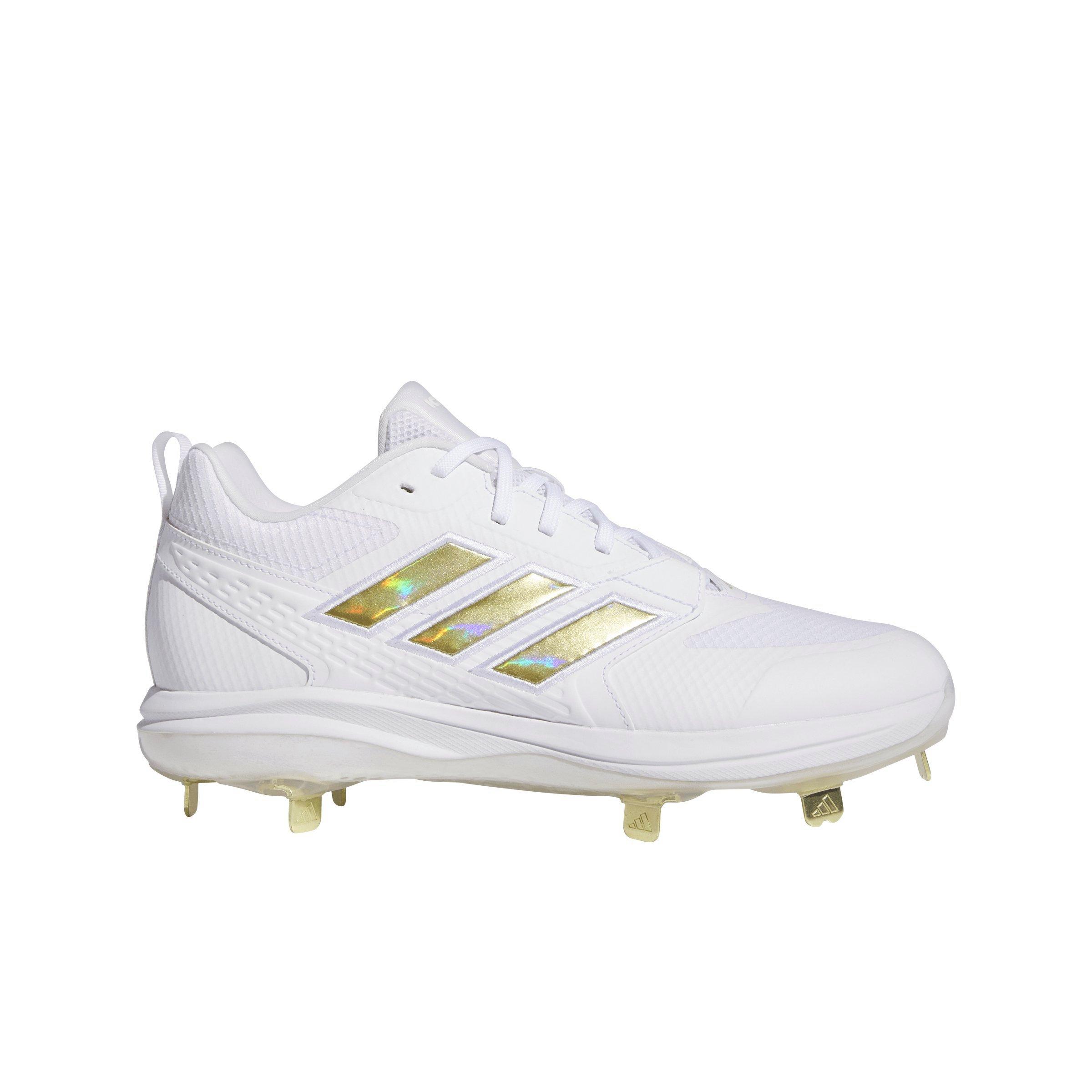 adidas Icon 8 "Ftwr White/Gold Metallic/Ftwr White" Men's Baseball ...