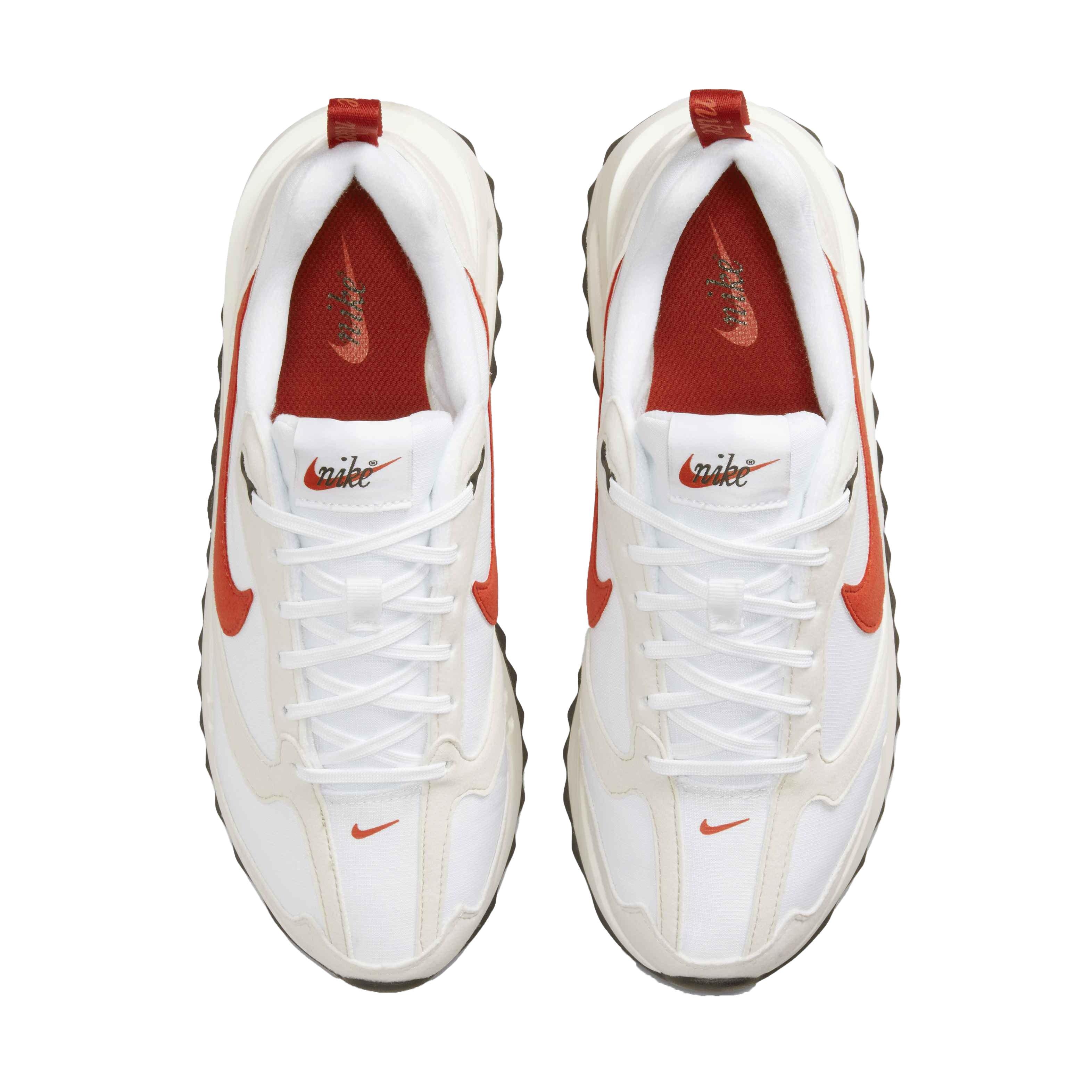 Nike Air Max Dawn "White/Mantra Orange/Light Orewood Brown/Black" Women ...