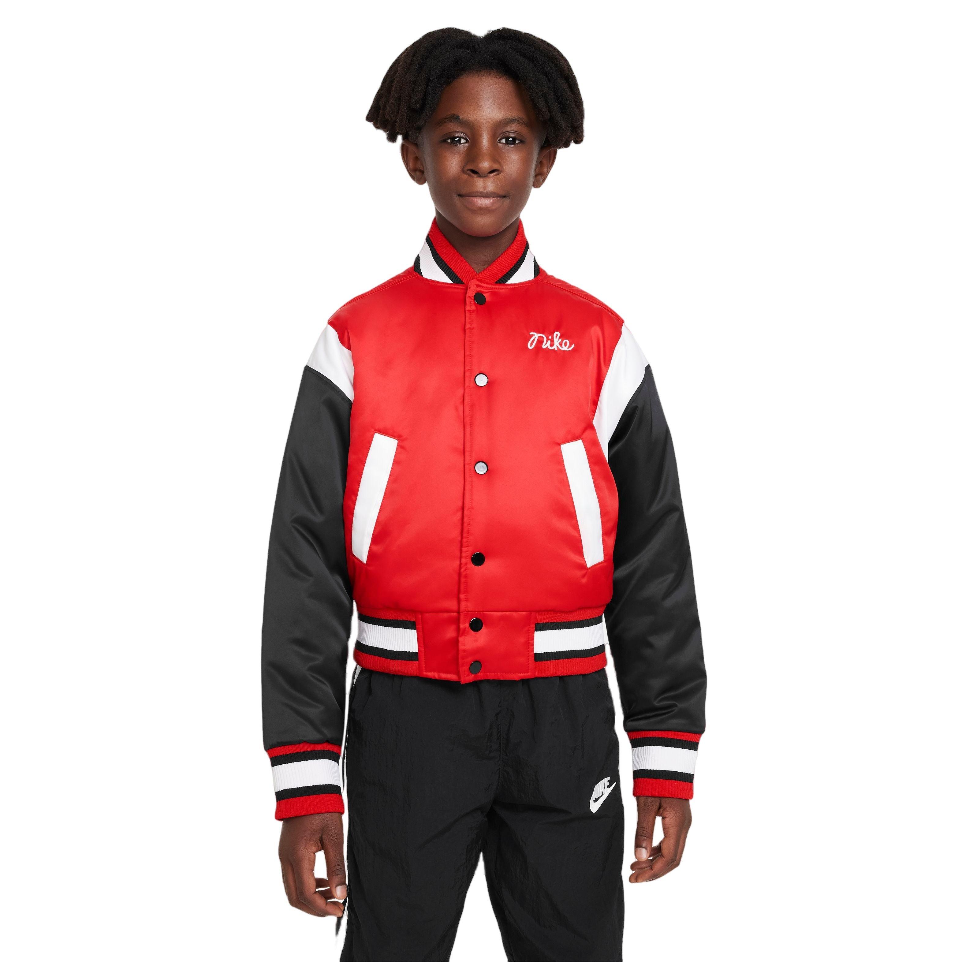 Nike Big Boys' Culture of Basketball Jacket-Red/Black - Hibbett | City Gear
