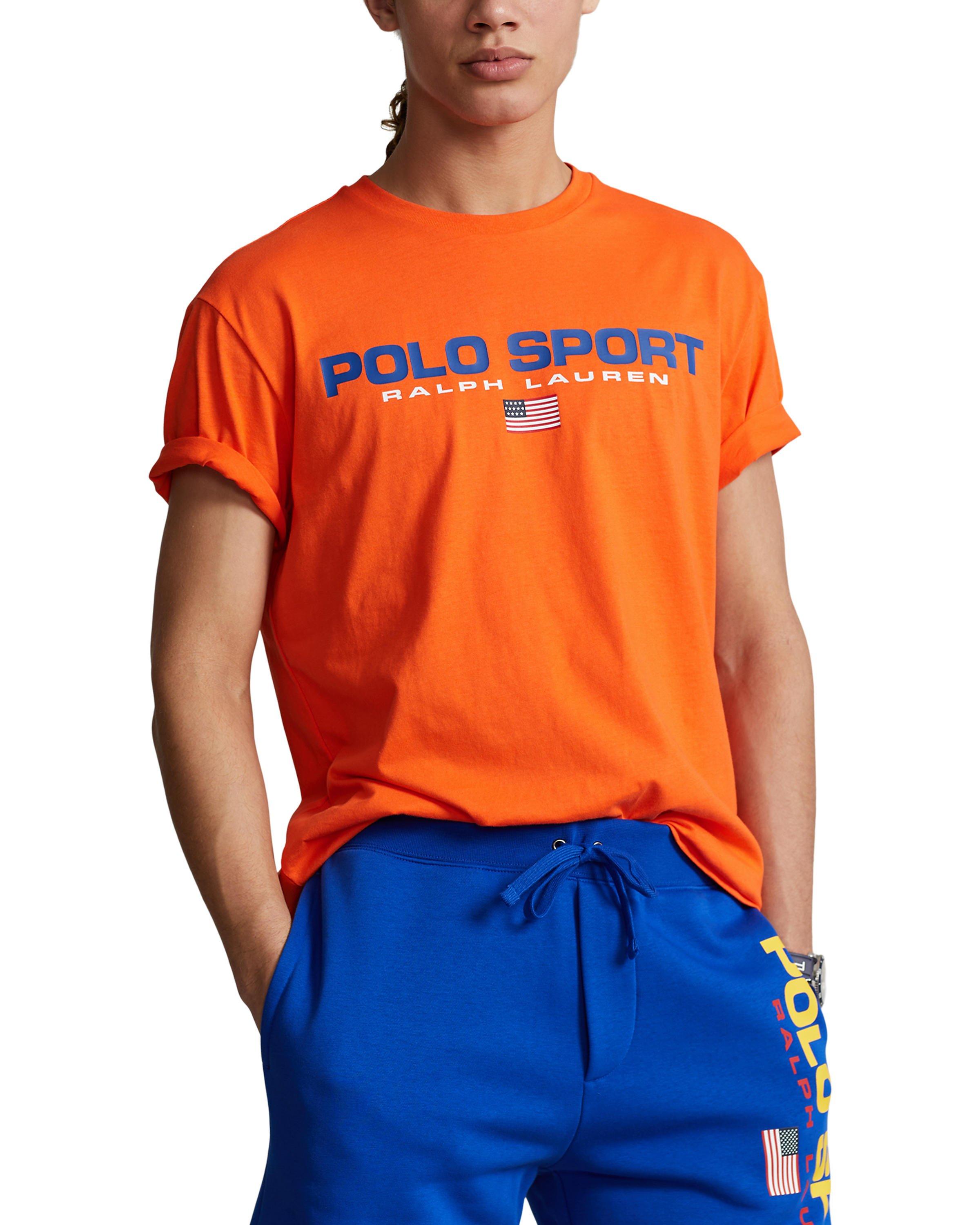Polo Ralph Lauren Men's Jersey Tee - Orange - Hibbett | City Gear