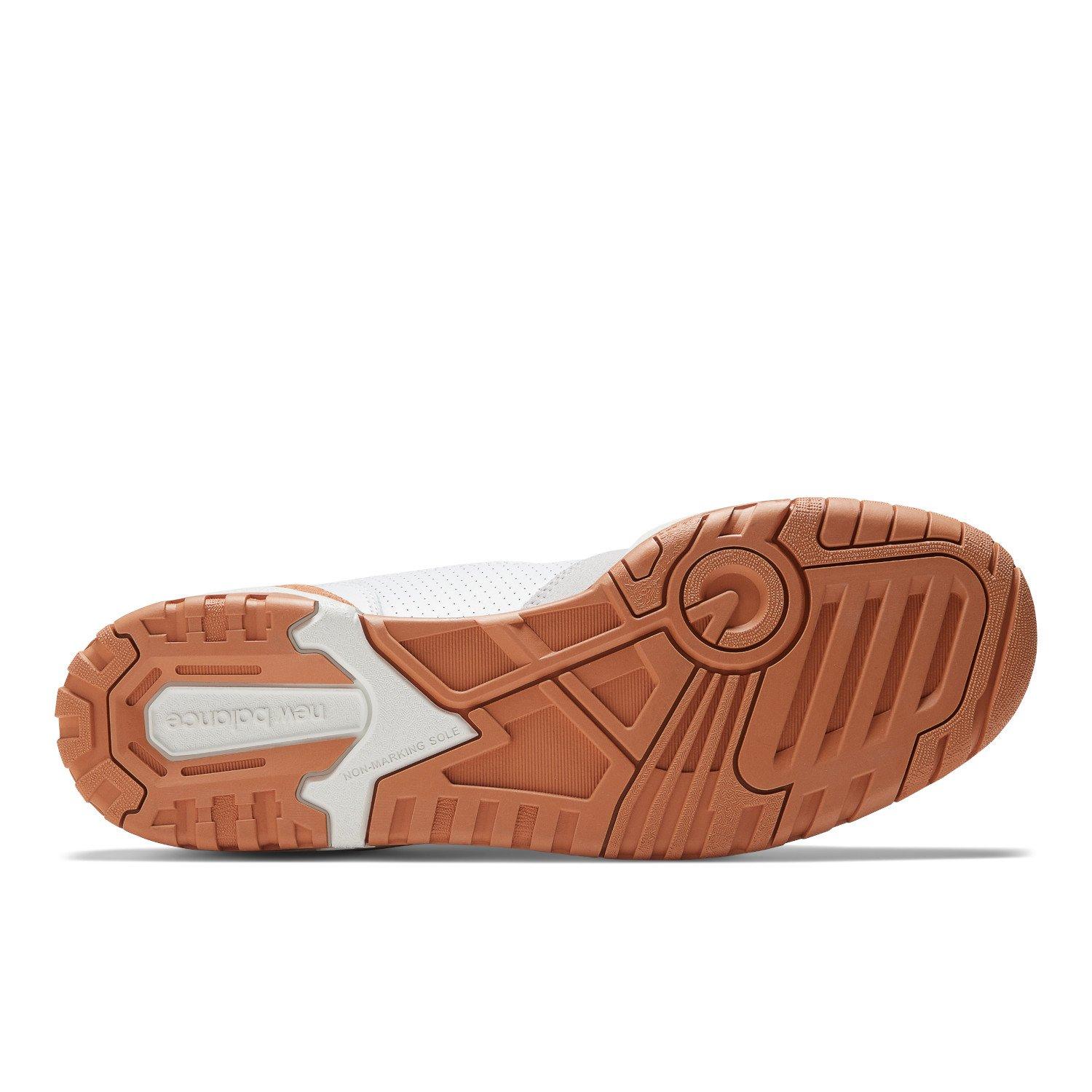 New Balance 550 "White/Orange" Men's Shoe - Hibbett