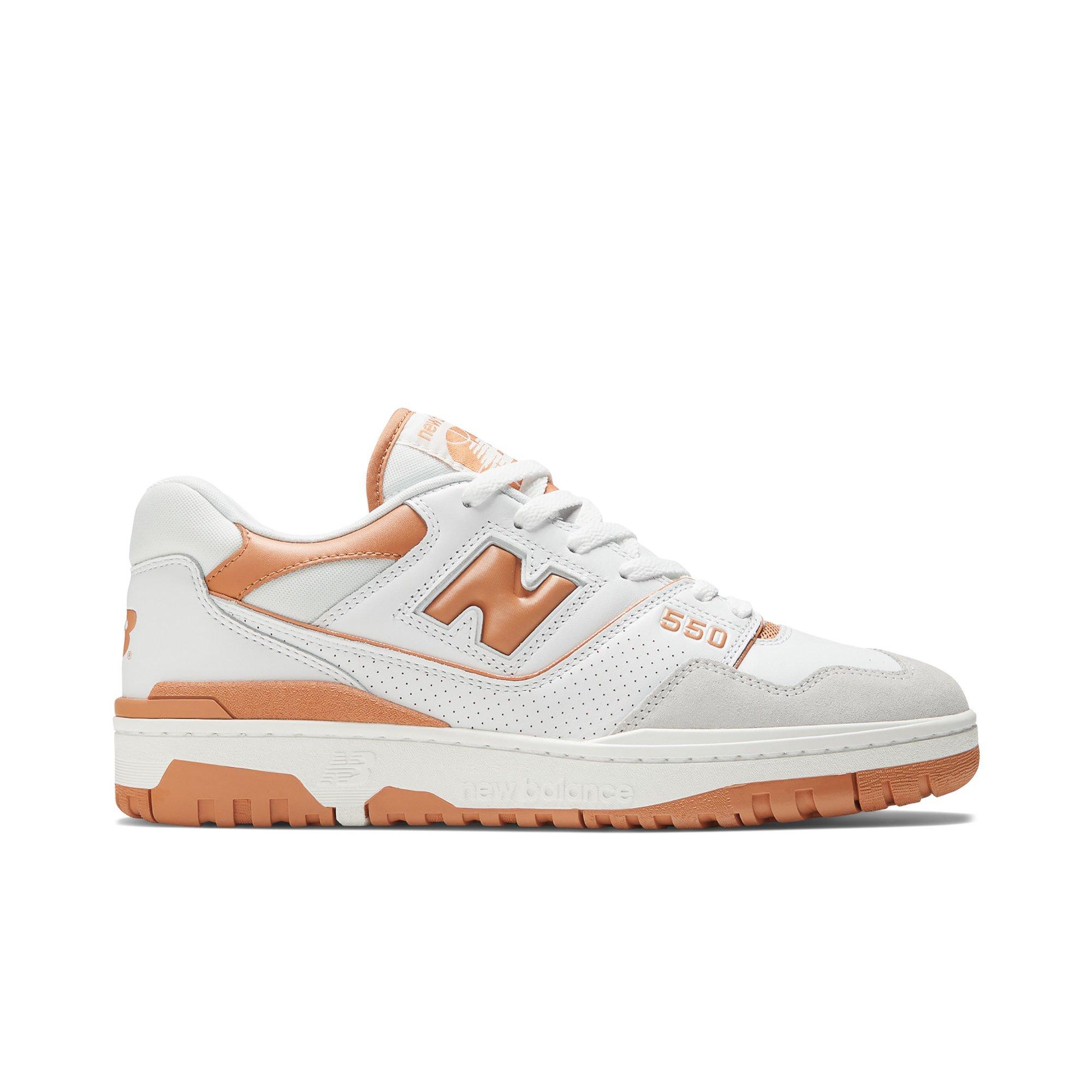 New Balance 550 "White/Orange" Men's Shoe - Hibbett
