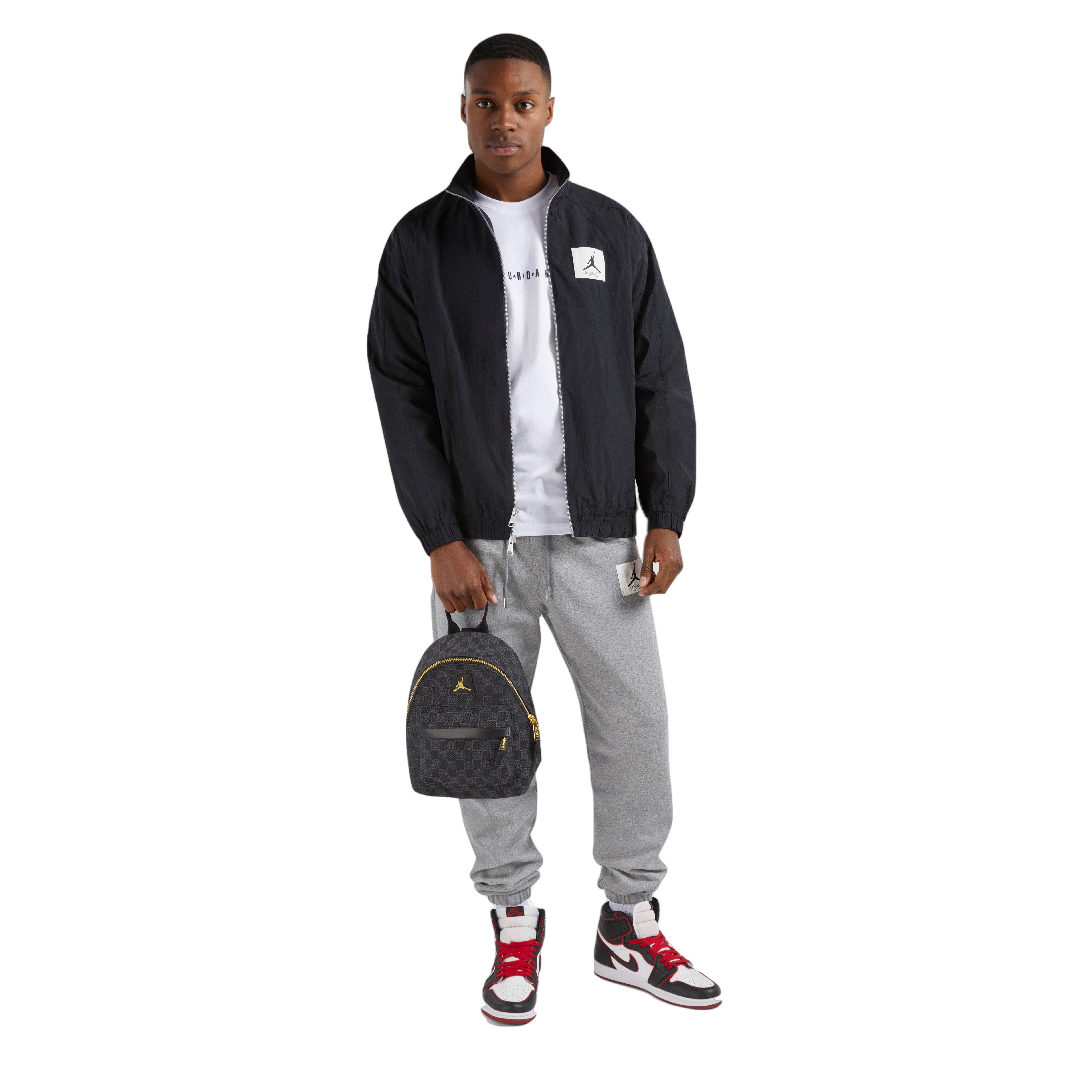 Jordan Monogram Mini Backpack-Black/Gold