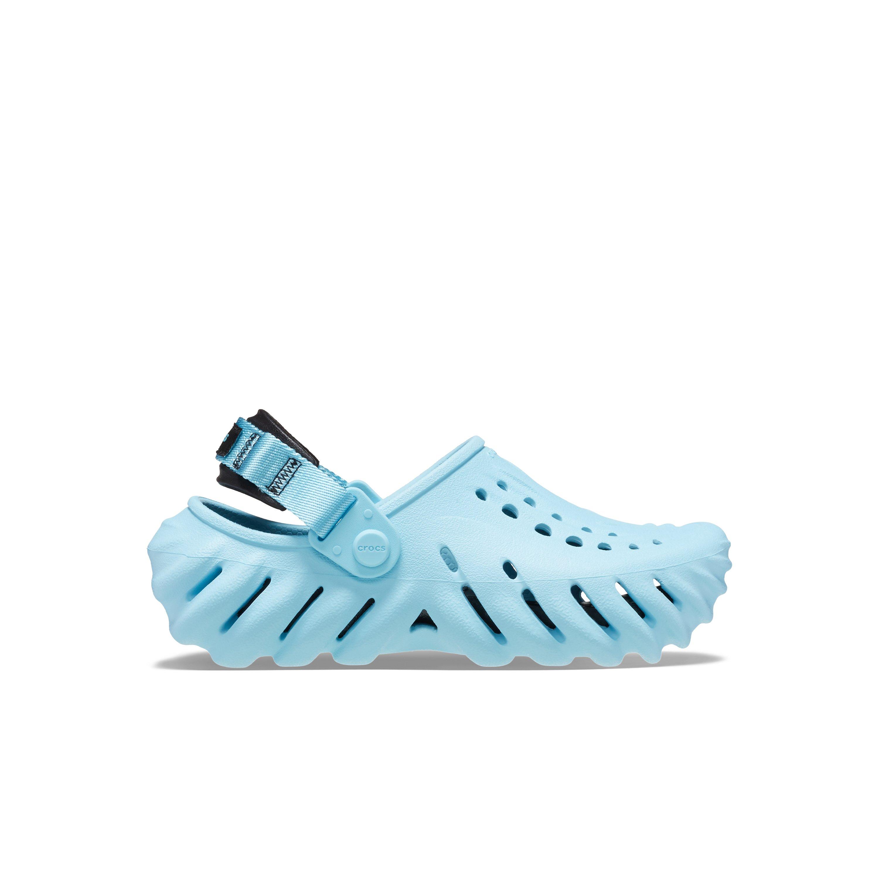 Crocs Echo "Arctic Blue/Black" Preschool Girls\' Clog View 1