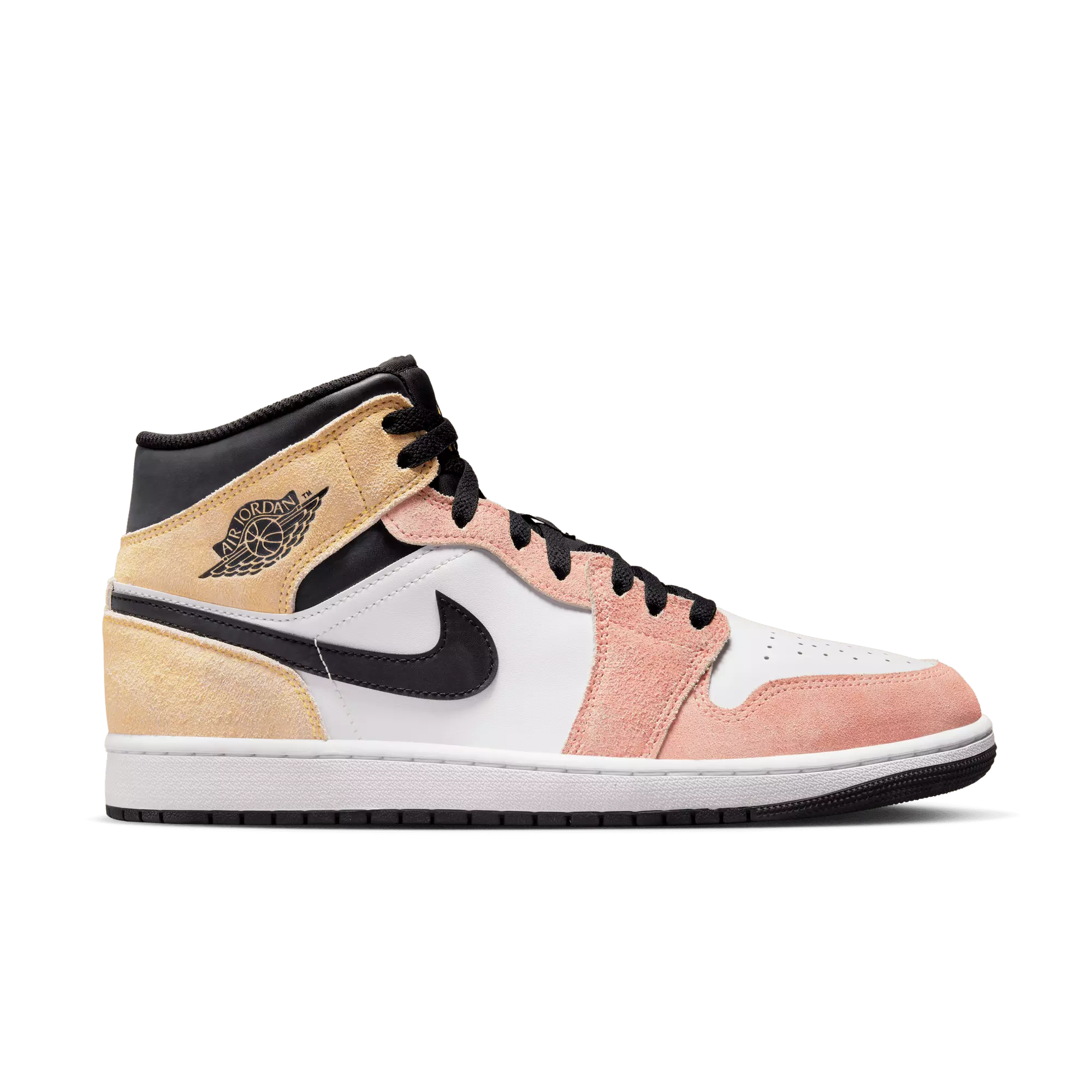 Jordan 1 Mid SE "Magic Ember/Sundial/White/Black" Men's Shoe - Hibbett
