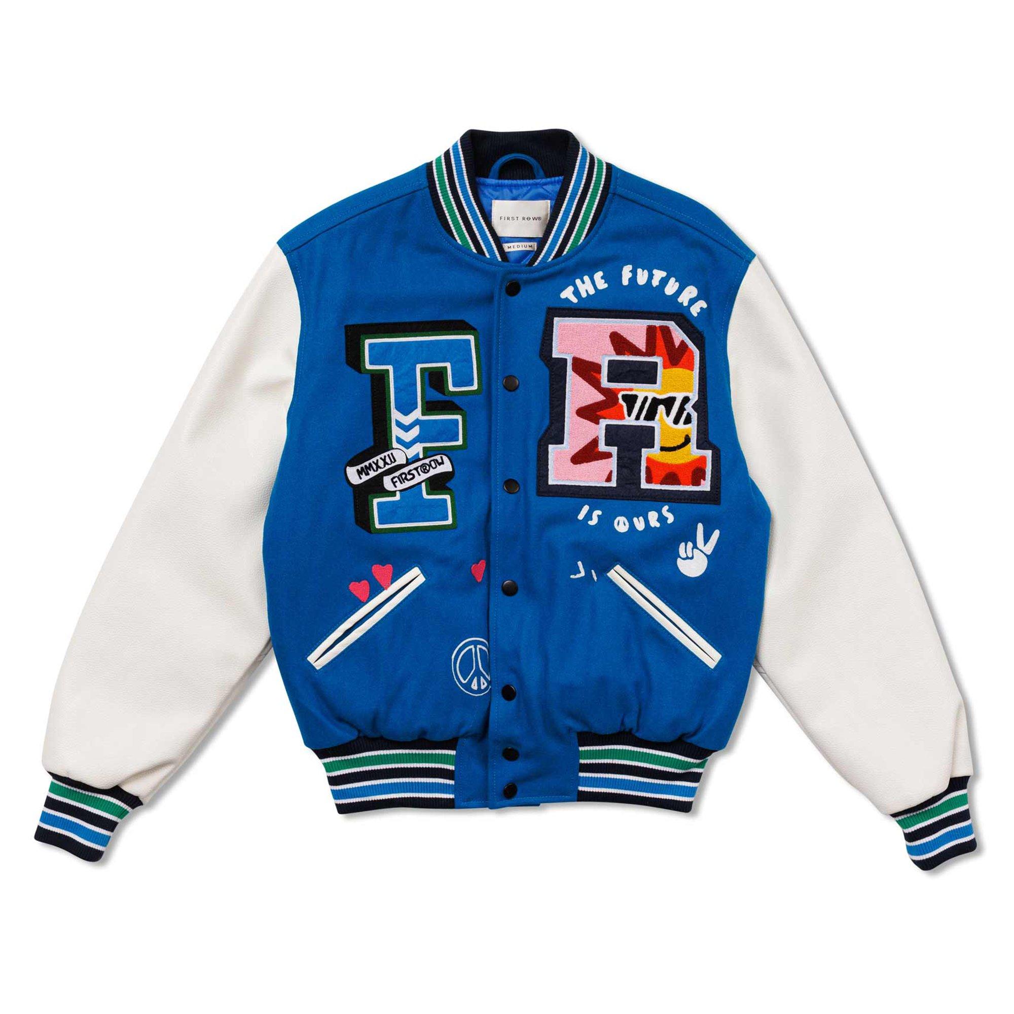 First Row Men's Future Varsity Jacket - Blue