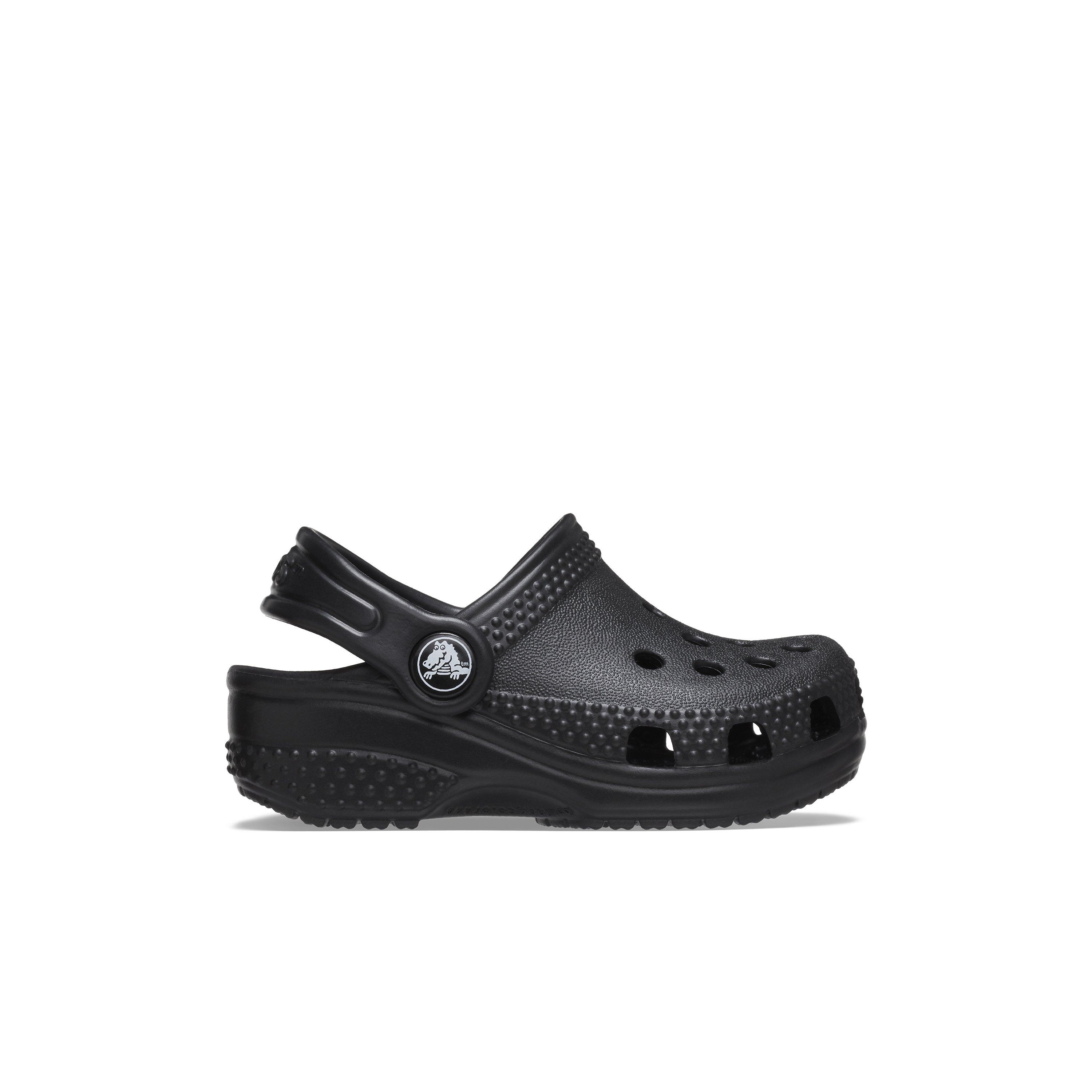 Crocs Classic "Black" Infant Crib Clog - Hibbett | City Gear