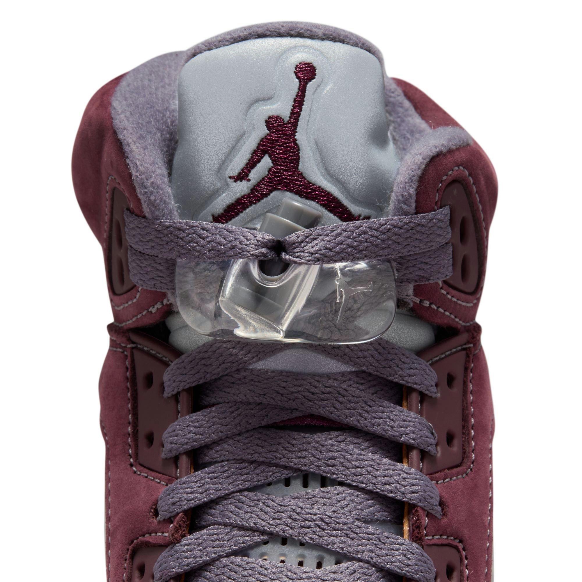 Burgundy Basketball Sneakers