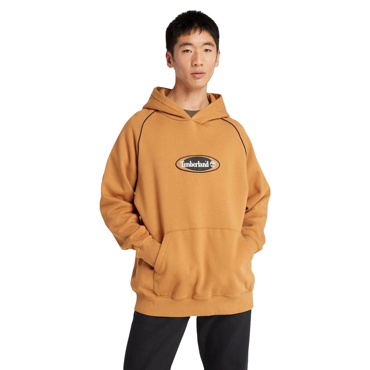 Timberland Men's Oval Logo Hoodie - Wheat - Hibbett | City Gear