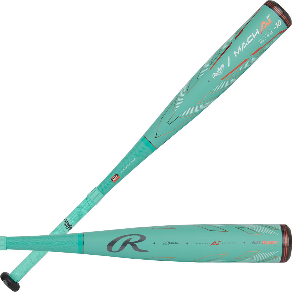 Rawlings Mach AI USSSA Youth Baseball Bat (-10) - Hibbett | City Gear