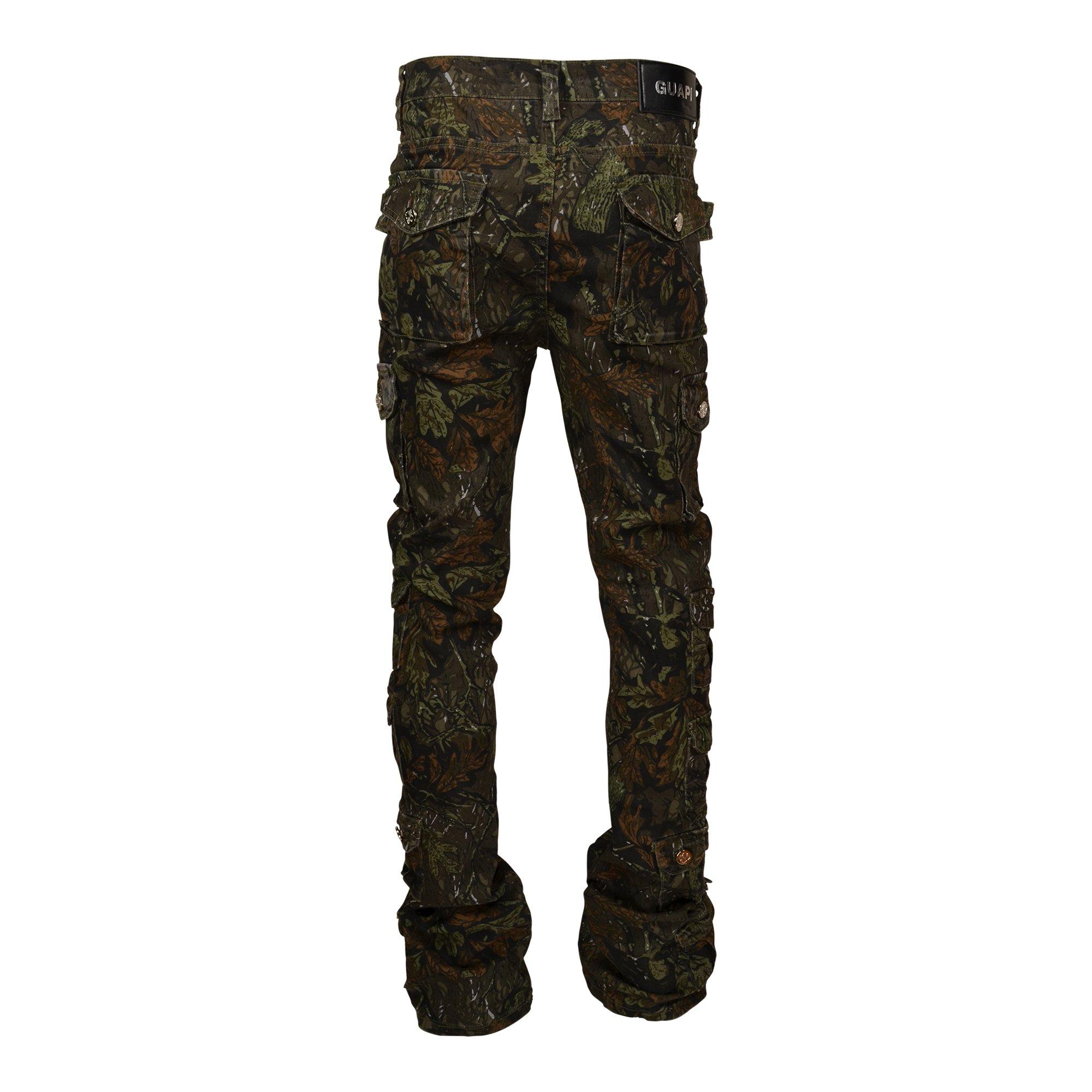 Guapi Men's Tactical Stacked Denim Jeans - Camo - Hibbett Guapi Men's Tactical Stacked Denim Jeans - Camo - Hibbett