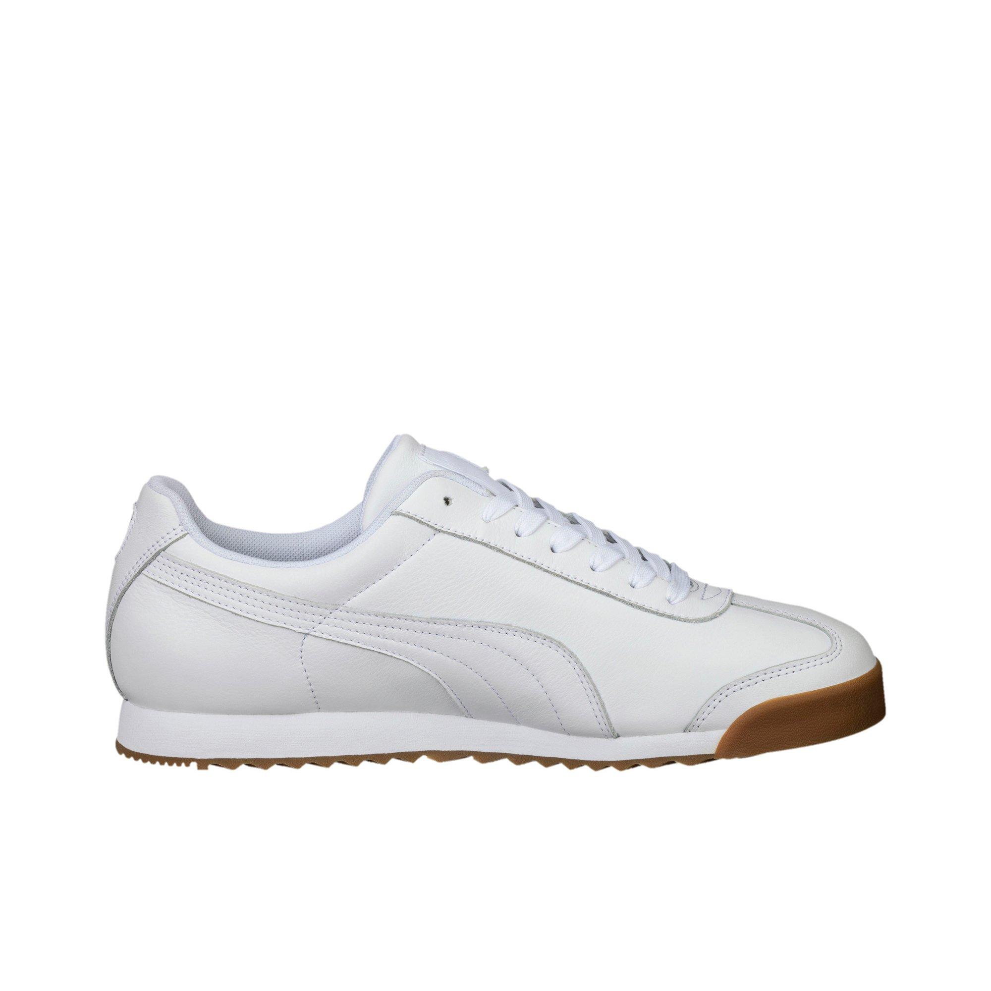 PUMA Roma "White/Gum" Men's Shoe - Hibbett | City Gear