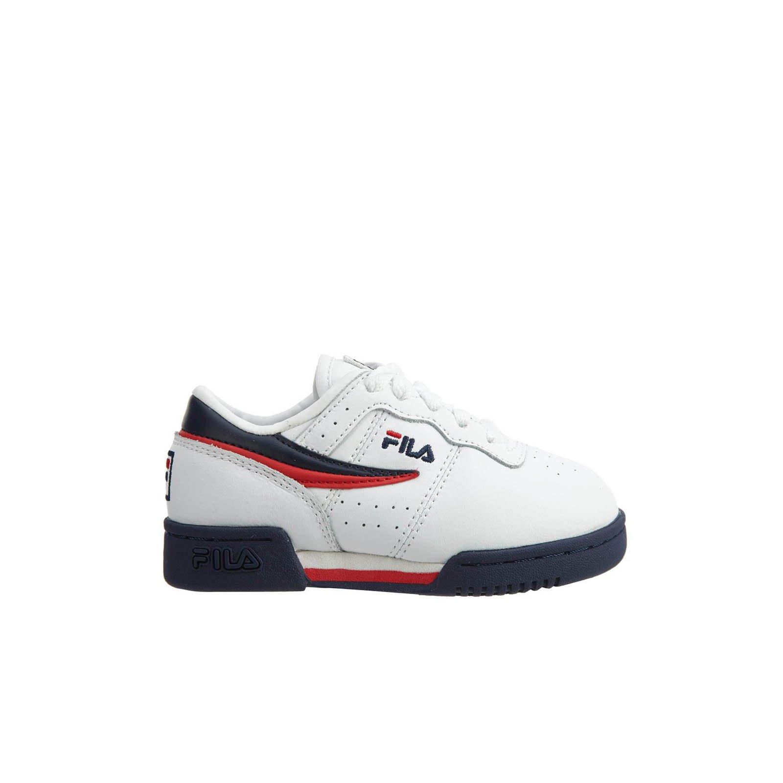 Fila Original Fitness Low "White/Red/Blue" Toddler Kids' Shoe - Hibbett ...