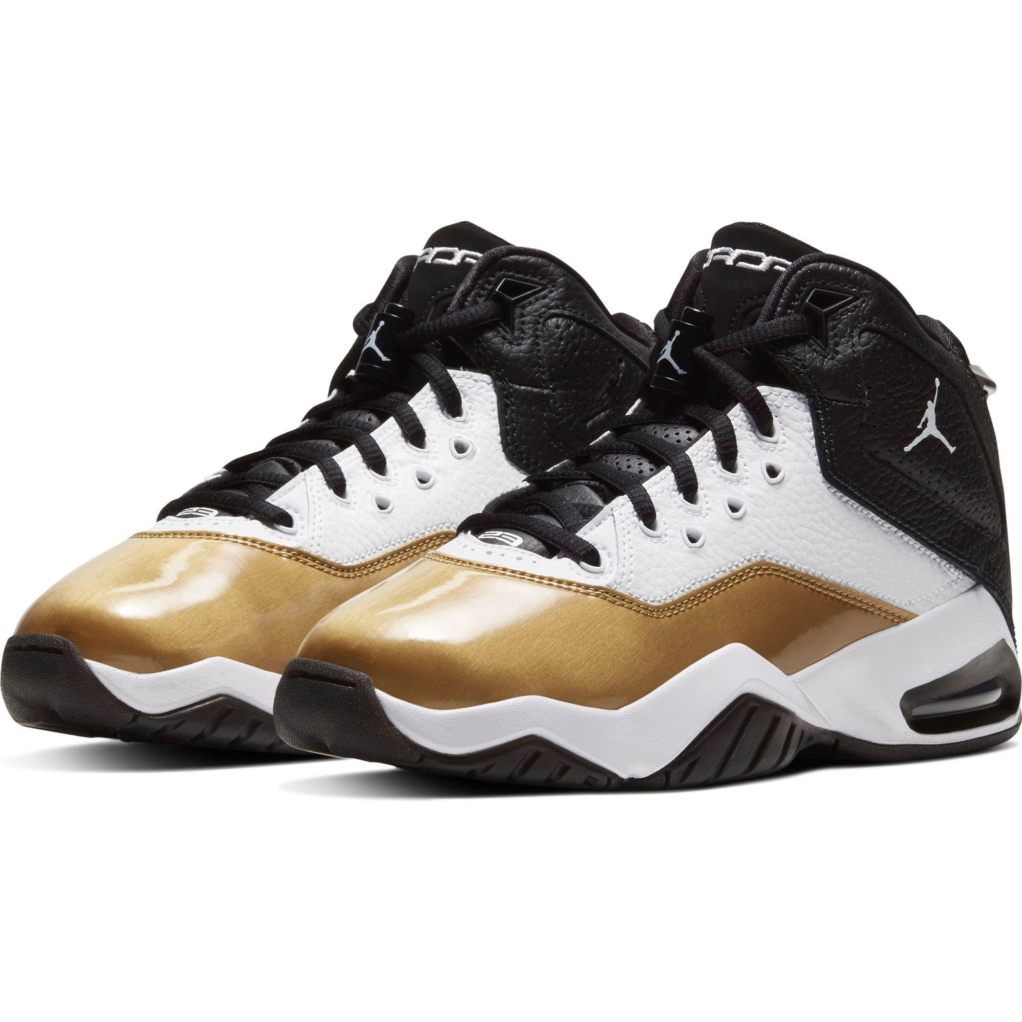 Jordan b' loyal White Court Purple & Black (Boys size 6) we supply the best