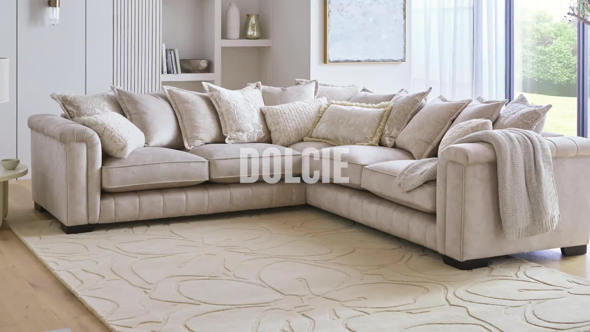 Dolcie Pillow Back 3 Corner 3 Sofa | DFS
