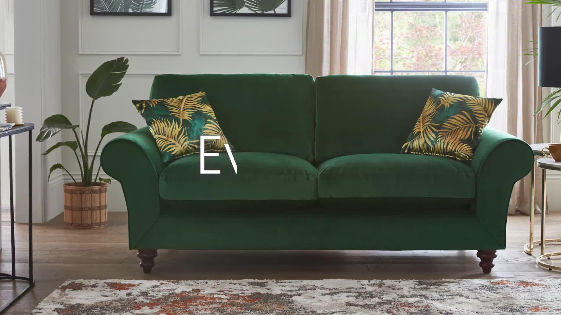 Evelyn Leather Storage Footstool | DFS