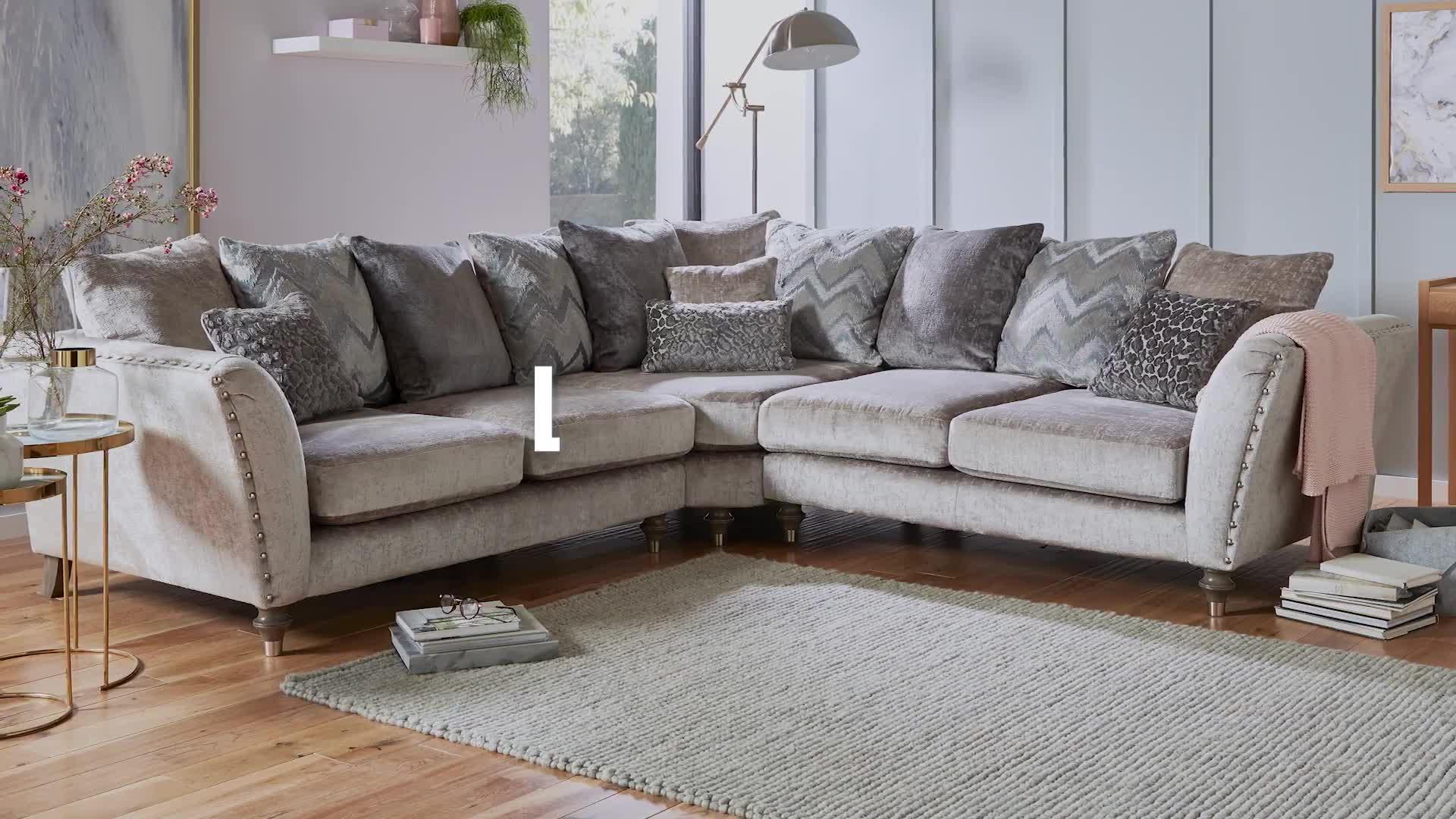 Lawrie Formal Back 4 Seater Sofa | DFS