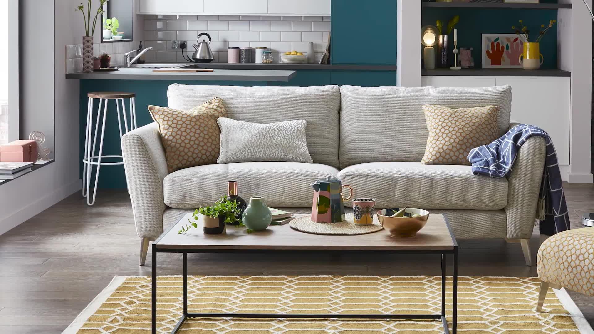 Libby Plain 3 Seater Sofa | DFS