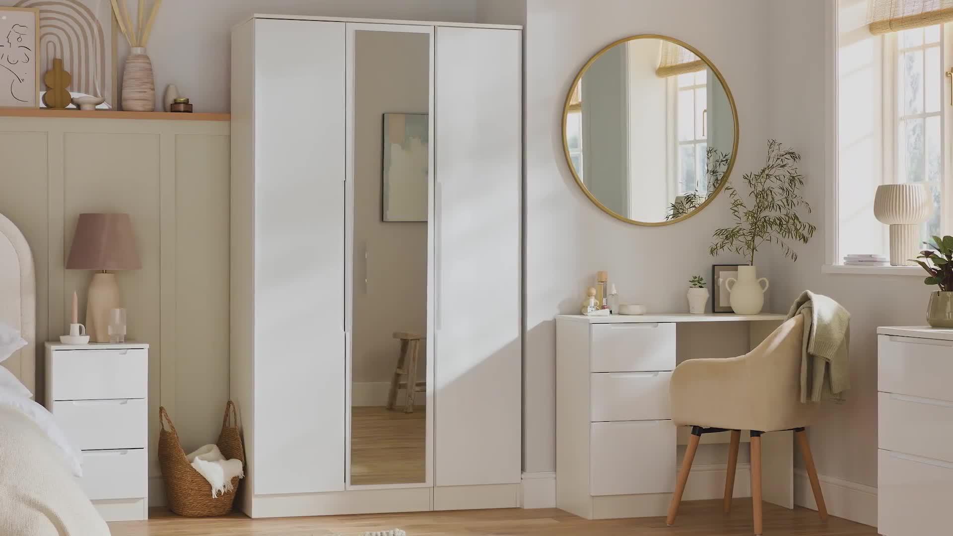 Slane Tall 2 Drawer Double Wardrobe | DFS