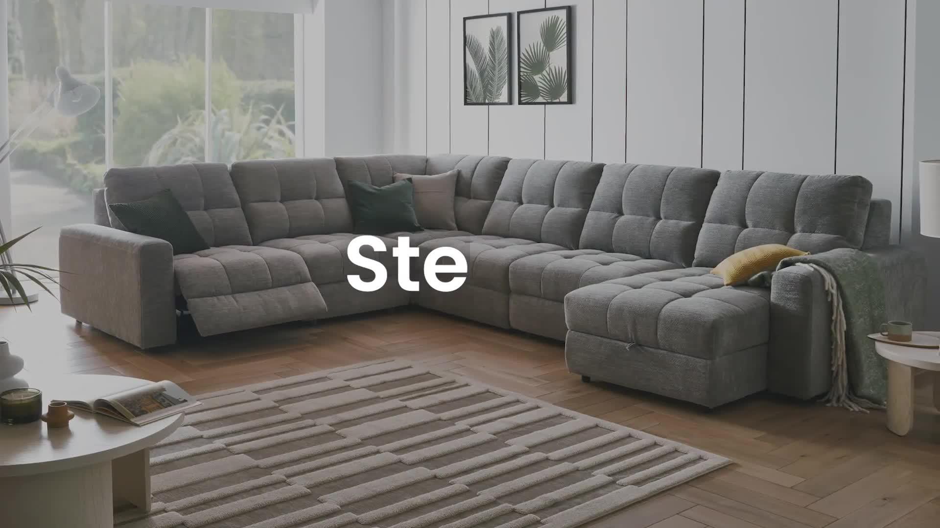 Steller Right Hand Facing 2 Corner 3 Power Chaise | DFS