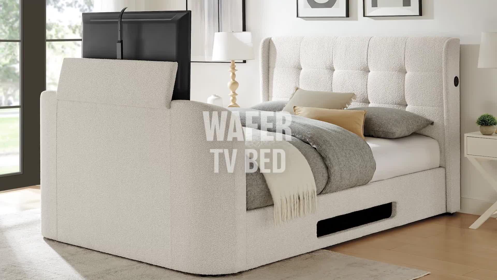 Wafer Tv Bed Double TV Bed | DFS